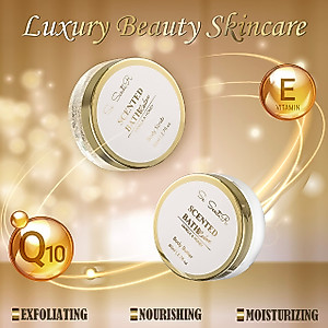 Spa Gift Baskets for Women in Vanilla Honey | Holiday Christmas Mothers Day Gifts Idea - Sister Mom Wife | Happy Birthday Gifts For Women | Best Friends Gifts for Women | Friends Female