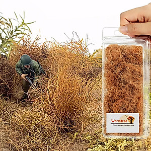 Warmtree Simulation Grass Miniature Static Grass Model Grass Diorama Supplies Artificial Grass for Diorama Materials Train Landscape Railroad Scenery Sand Military Layout Model