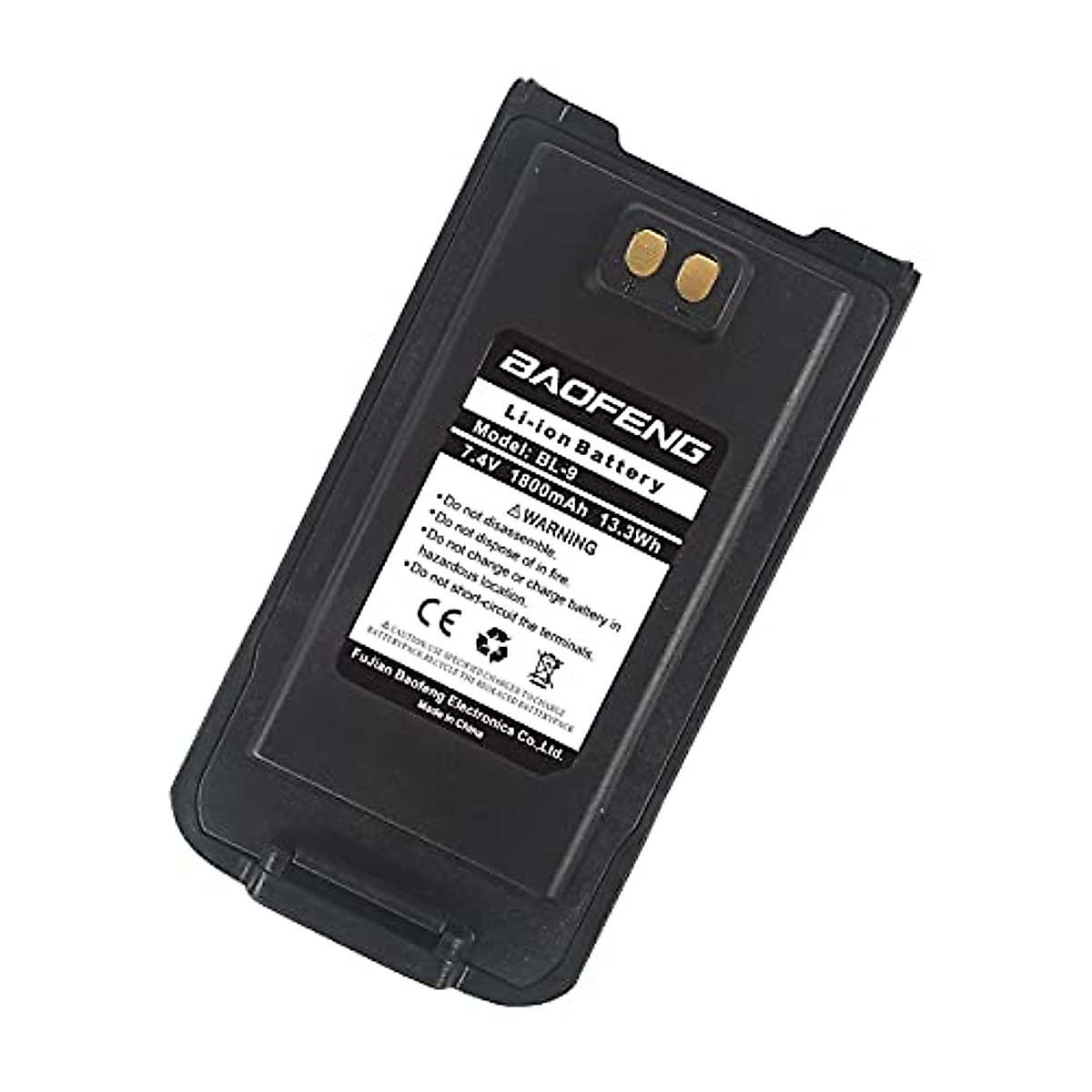 BAOFENG UV-9R BL-9 Battery 1800mAh 7.4V for Two Way Radio UV-9G UV-9R Plus GT-3WP