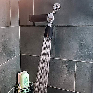 AQUAYOUTH 2.0 Carbon Shower Head Filter System | Removes Chlorine, Heavy Metals, And More | Great For Dry Skin/ Hair, And More | NSF Certified