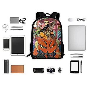 3D Printing Cartoon Backpack Traveling Multipurpose Anime Backpack With Adjustable Straps -04