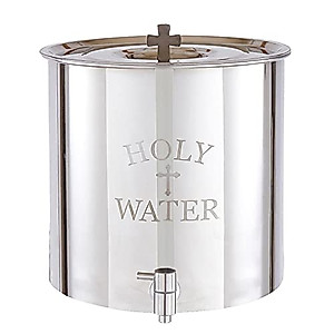 Holy Water Receptacle, 5 Gallons, Stainless