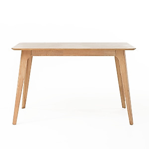 Christopher Knight Home Elsinore Wood Dining, Table Dimensions: 29.53”D x 47.24”W x 29.53”H, Finish: Natural Oak