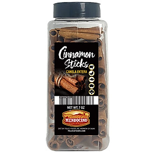 Mendocino Cinnamon Sticks 3 in. Cut 7 oz Jar