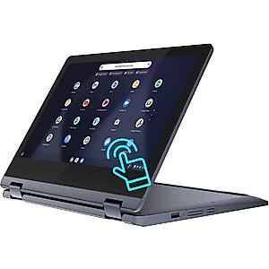 Lenovo X360 Chromebook Spin 2-in-1 Convertible Business Laptop, 11.6" HD Touch IPS, MediaTek MT8183 8-Core Processor, 4GB RAM, 64GB eMMC,Chrome OS,PCS