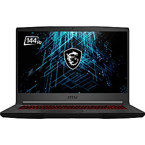 MSI 2022 GF65 Thin 15.6" FHD 144Hz Gaming Laptop Intel 6-Core i7-10750H NVIDIA GeForce RTX 3060 6GB GDDR6 32GB DDR4 1TB NVMe SSD 4k HDMI USB-C WiFi AX RJ-45 Backlit Windows 11 Pro w/ RE 32GB USB