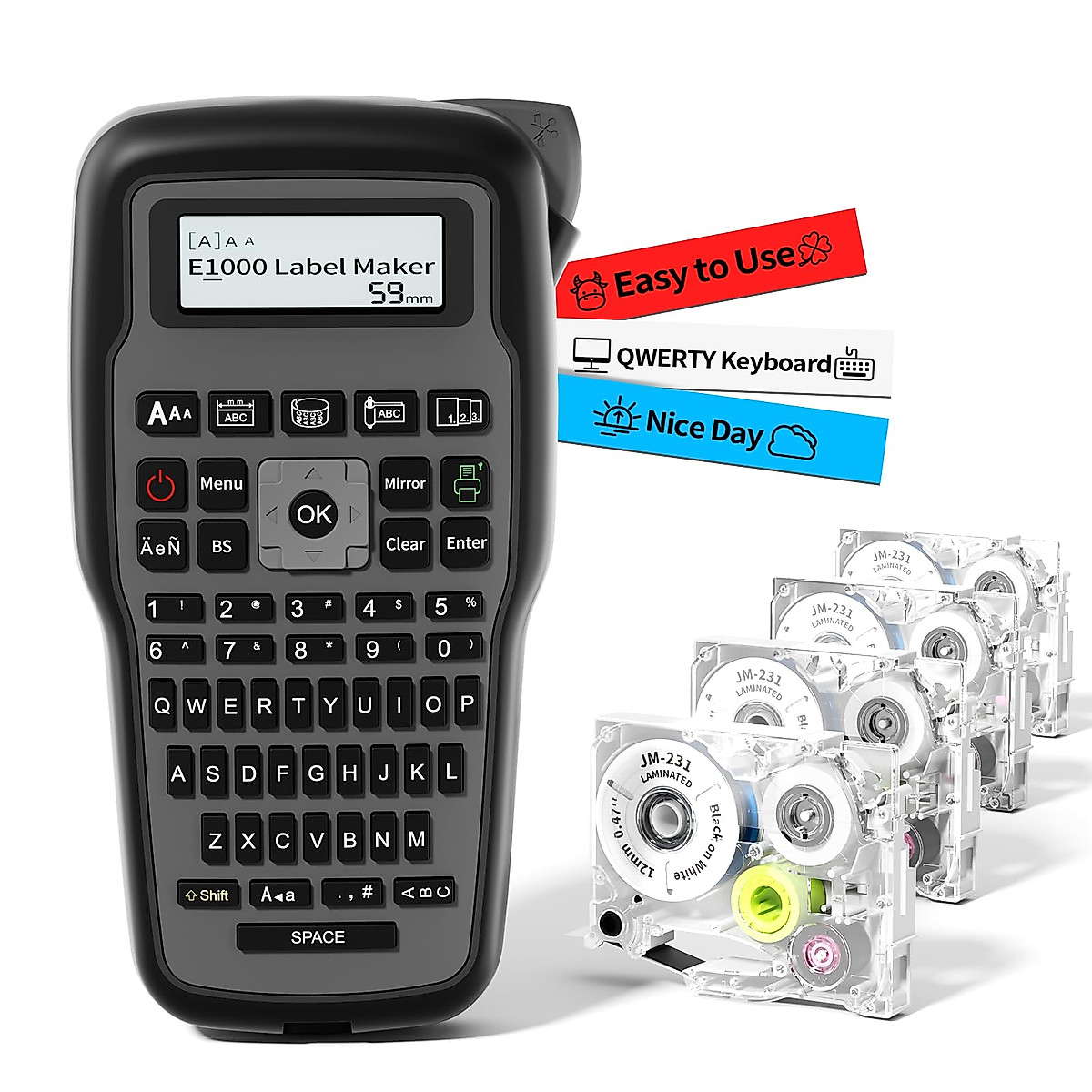 E1000 Pro Handheld Label Maker - Efficient & Portable