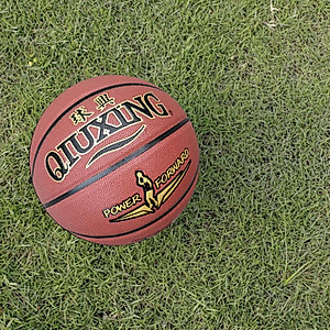 QIUXING Basketball 29.50 Official Size，Outdoor Basketball. Indoor Basketball ，Basketball with Pump