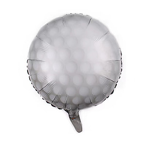 RS 6PCS Golf Foil Balloons Golf Cart Balloons Golf Ball Sports Balloons for Birthday Baby Shower Golf Themed Party Decorations Supplies
