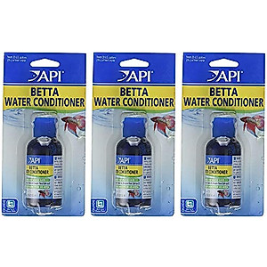API (Pack of 3) Betta Water Conditioner, 1.7 Ounce Each