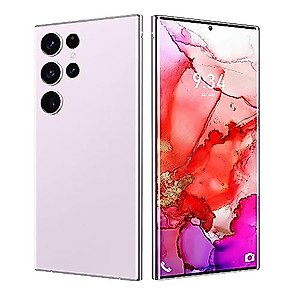 RAYPUR S23 Ultra Smartphone, Global Version Android Cheap Mobile Phones, 7.3 Inch HD Full Screen, 6800Mah 16GB 1TB, 5G Dual Sim Card Cell Phone,Purple-1TB