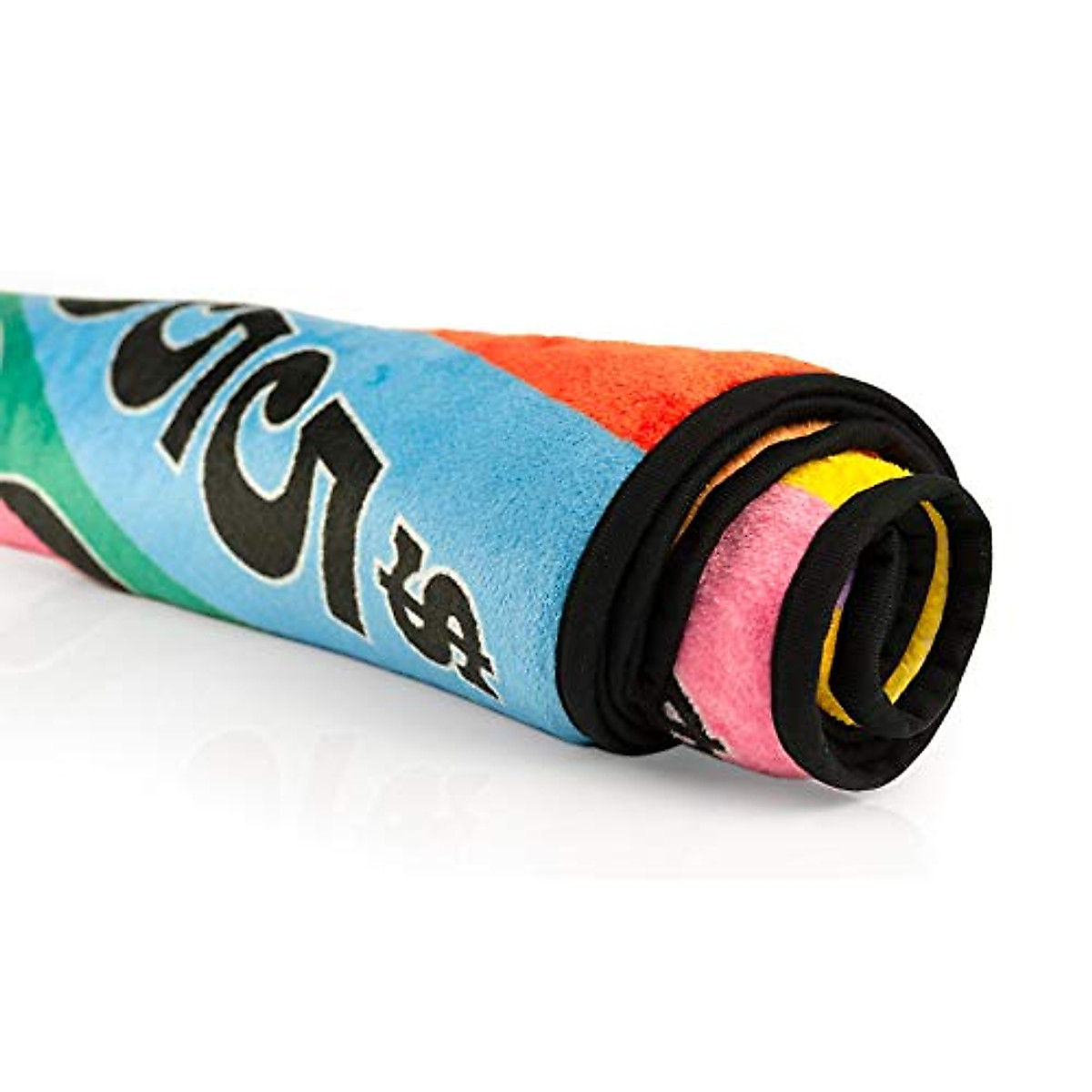 Wheel of Fortune Spin Wheel Soft Fleece Round Throw Blanket | Wheel of Fortune Gift Game Wheel Themed Warm Fleece Blankets | Measures Large 59 Inches in Diameter