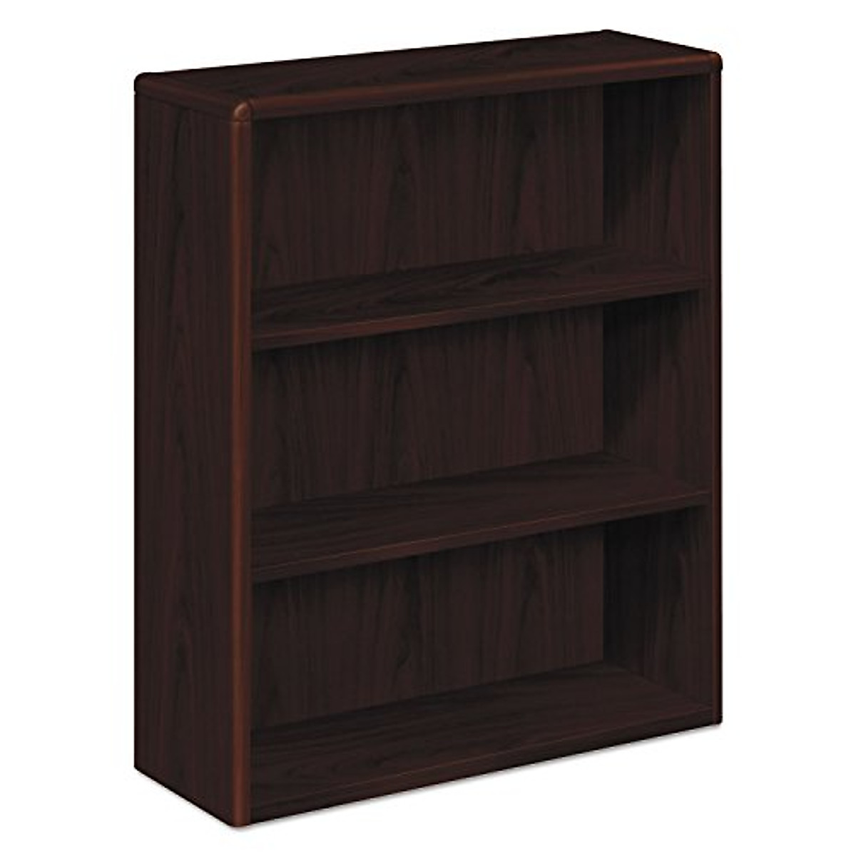 Hon 10753Nn 10700 Series Wood Bookcase, Three Shelf, 36W X 13 1/8D X 43 3/8H, Mahogany