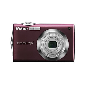 Nikon Coolpix S4000 12.0MP Digital Camera with 4x Optical Vibration Reduction (VR) Zoom and 3.0-Inch Touch-Panel LCD (Plum)