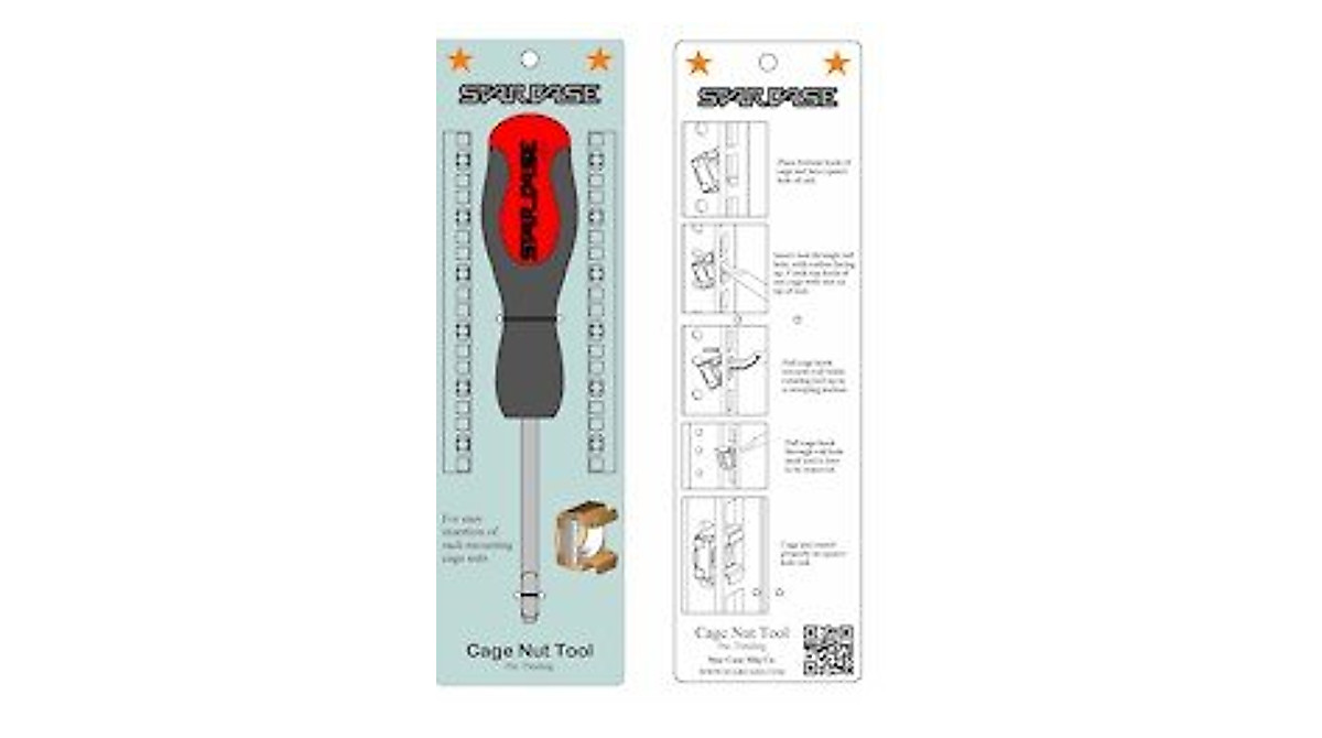 Cage Nut Insertion Tool - Efficient and Patented Solution