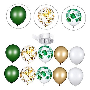 Abaodam 1 Set balloon suit happy birthday ballons green garland decor latex balloons birthday balloon platinum Balloon for Party emulsion Latex Balloon Kit banquet