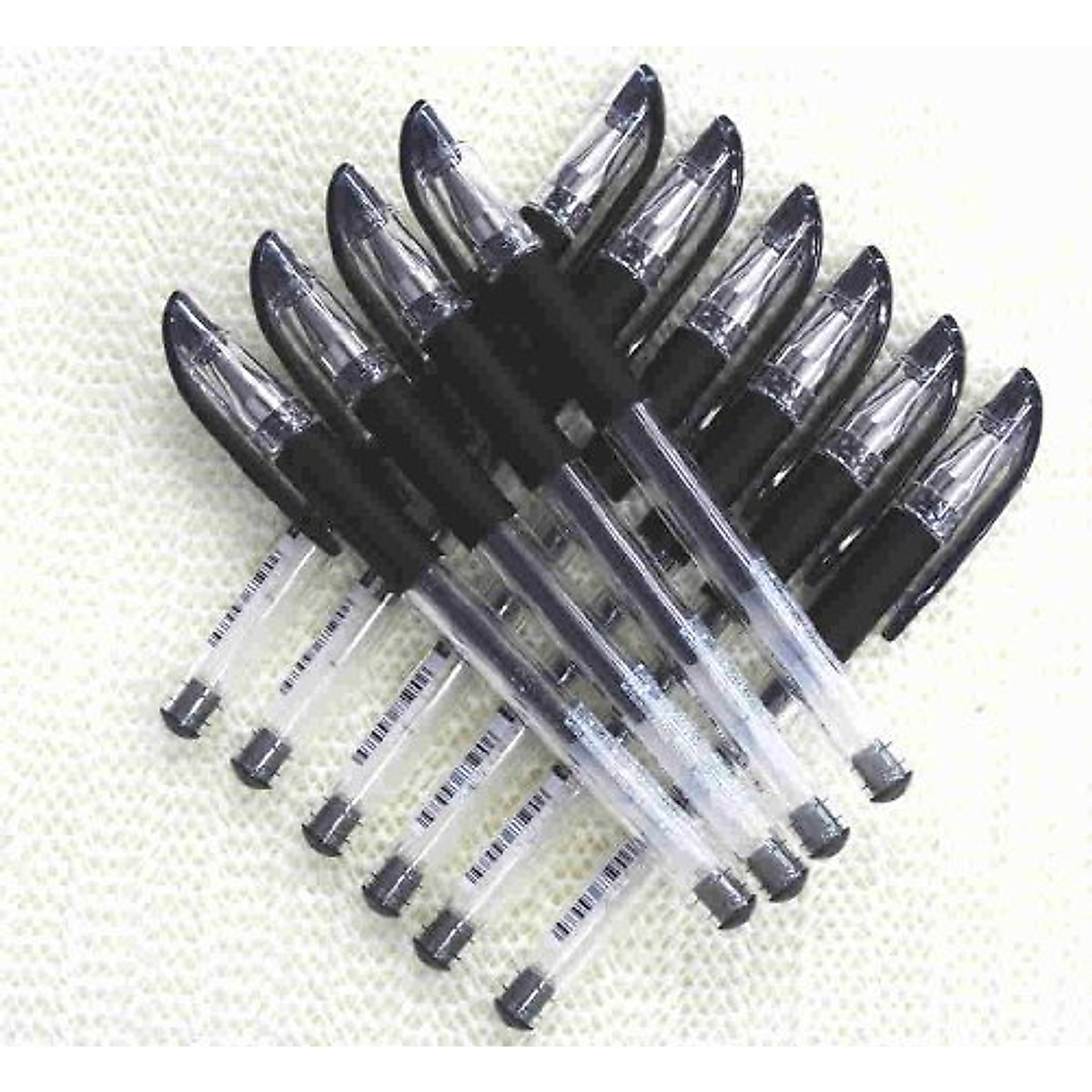 Uni-ball Signo Rubber Grip & Stick Ultra Micro Point Gel Pens -0.28mm-black Ink-value Set of 10