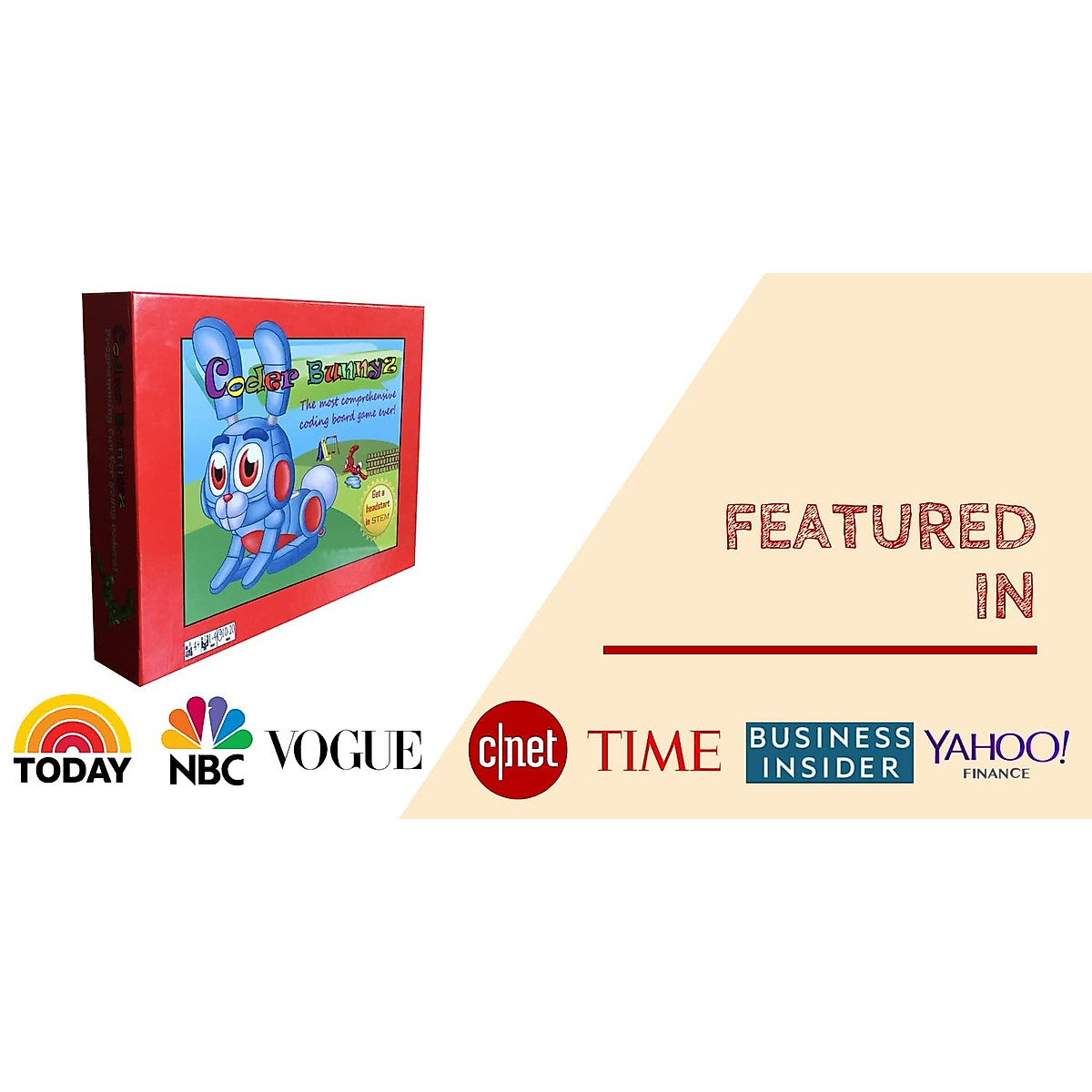 Coder Bunnyz - The Most Comprehensive STEM Coding Board Game Ever! Learn All The Concepts You Ever Need in Computer Programming in a Fun Adventure. Featured at TIME, NBC, Sony, Google, Maker Faires!