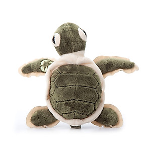 The Petting Zoo, Hatchling Sea Turtle Stuffed Animal, Gifts for Kids, Baby Sea Turtle Plush Toy 9 inches