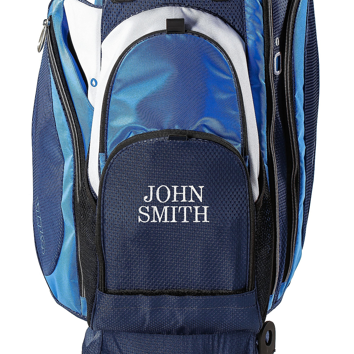 Izzo Golf Versa Ultra-Lite Stand Golf Bag With Exclusive Features, Light Blue/White