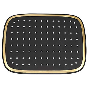 Black Shower Set, G1/2in Household Top Shower Handheld Shower Kit, Shower System Bathroom Shower Head Accessory, Hand Shower