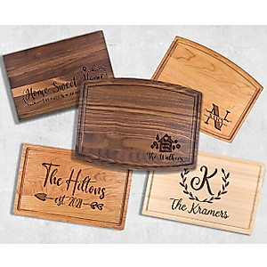 Personalized Mr and Mrs Cutting Board Wedding Gift for Couple Custom Cutting Board Housewarming Gift
