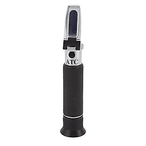 Alcohol Refractometer, 0 to 80% Volume Percent Scale Range Digital Handheld Refractometer, Alcohol Refractometer for Alcohol Liquor Production Spirit Alcohol Measurement