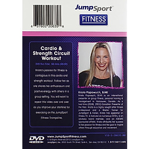 JumpSport Fitness Trampoline Cardio and Strength Workout DVD
