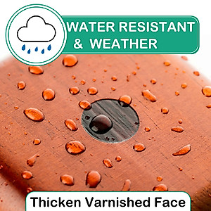 Giant Wooden Set of 6 Yard Dice with Yardkle and Yardzee Scoreboard-Yard Outdoor Games for Adults and Family Giant Lawn Games-Choose Your Set