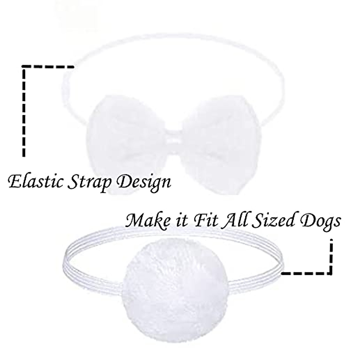 Dog Bunny Ears and Dog Easter Bow Tie, Pet Easter Outfit