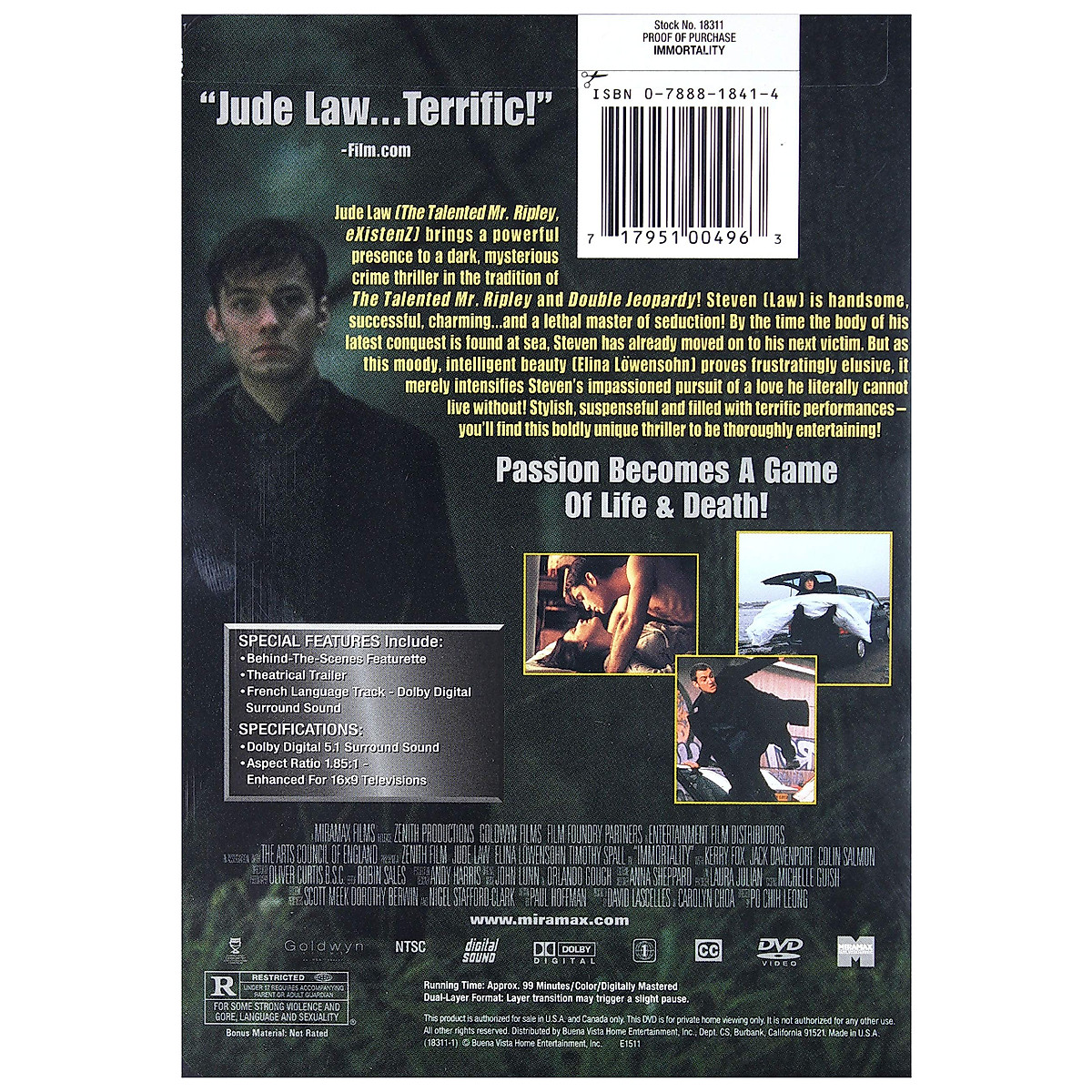 Immortality [DVD]