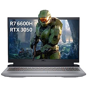 Dell G15 15.6" FHD 120Hz Gaming Laptop, AMD Ryzen 7 6800H, 64GB DDR5 RAM, 2TB PCIe SSD, NVIDIA GeForce RTX 3050Ti, Backlit Keyboard, HD Camera, Win 11 Pro, Gray