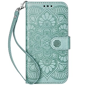 Ateeky iPhone 14 Plus Wallet Case,[Stand Feature] Protective PU Leather Flip Cover with Credit Card Slot [Magnetic Closure] for iPhone 14 Plus (Green)