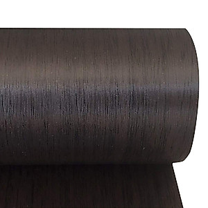 Yifely Dark Brown Peach Wood Grain Drawer Paper Self Adhesive Shelf Liner Night Stand Table Cover Sticker 17.7 Inch by 9.8 Feet