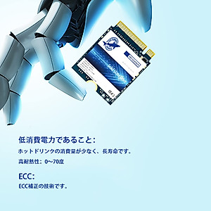 Dogfish M.2 2230 SSD 1TB NVMe PCIe Gen 3.0x4 Internal Solid State Drive Compatible with Steam Deck/Microsoft Surface/Laptop/Desktop(M.2 2230 PCIe 3.0,1TB)