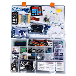 ELEGOO Upgraded UNO R3 Most Complete Starter Kit V2.0 with Tutorials Compatible with Arduino, STEM Projects for Kids, Teens, Adults, Robotics & Engineering Kits, Science | Coding | Programming Set