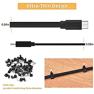 2 Pack 13.1FT Power Extension Cable for WyzeCam,WyzeCam Pan,KasaCam Indoor,NestCam Indoor, Blink,Cloud Cam, USB to Micro USB Durable Charging and Data Sync Cord for Security Camera-Black