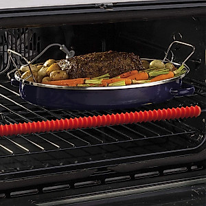 2 Pack Non Stick Large Oven Liner & Silcone Rack Shield Protectors Edge Liner Cover