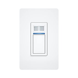 Smart Motion Sensor Light Switch, Milfra PIR Occupancy Sensor Switch Single Pole 2.4GHz Wi-Fi Light Switch Compatible with Alexa and Google Assistant (1)