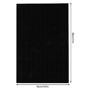 LIFKOME Black Velvet Ring Insert Display Jewelry Storage Box Foam Holder Organizer Ring Organizer for Jewelry Display Trays Jewelry Display Trays Jewelry Display Pad Tray 15pcs