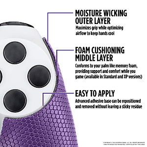 KontrolFreek FPS Freek Galaxy Performance Kit for PlayStation 4 Controller (PS4) | Includes Performance Thumbsticks and Performance Grips | Purple