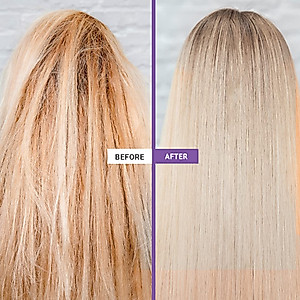 Peter Coppola Purple Smoothing Treatment Kit - Purple Smoothing & Keratin Cleanse, Straightening Refinishing And Repair Treatment, Boost Overall Color Vibrancy & Shine For Blonde, White or Silver Hair