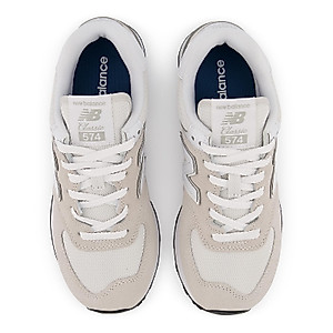 New Balance Women's 574 Core Sneaker, Nimbus Cloud/White, 7