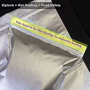 30 Pcs Mirrogo 2 Gallon Mylar Bags, 1 Gallon Mylar Bags (5 Mil) for your selection. Large Mylar Bags for Food Storage 2 Gallon (2 Gallonx10 1 Gallonx20)