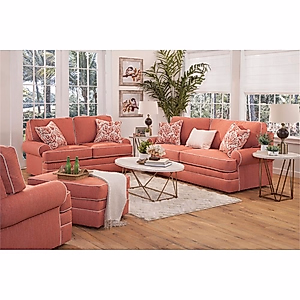 American Furniture Classics Coral Springs Model 8-040-S260C Sleeper Sofa with Three Matching Pillows Sofabed