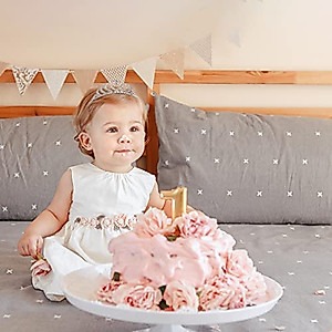 Lovelyshop Girls Heart Rhinestone Tiara Crown for Wedding Prom Birthday Prinecess Party-2pack