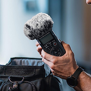Microphone Windscreen For Tascam DR-40X DR40X Mic Recorders,Furry Tascam Windscreen Cover by SUNMON