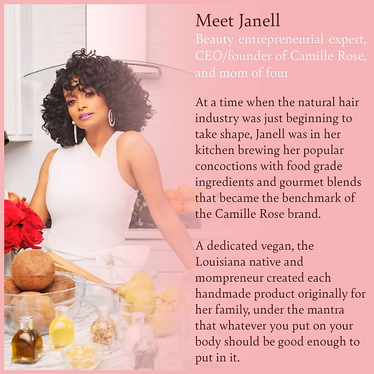 Camille Rose Rosemary Water Daily Strengthening Mist, with Peppermint and Rosemary Essential Oils to Strengthen Strands and Promote Hair Growth, for all Hair Types, 8 fl oz