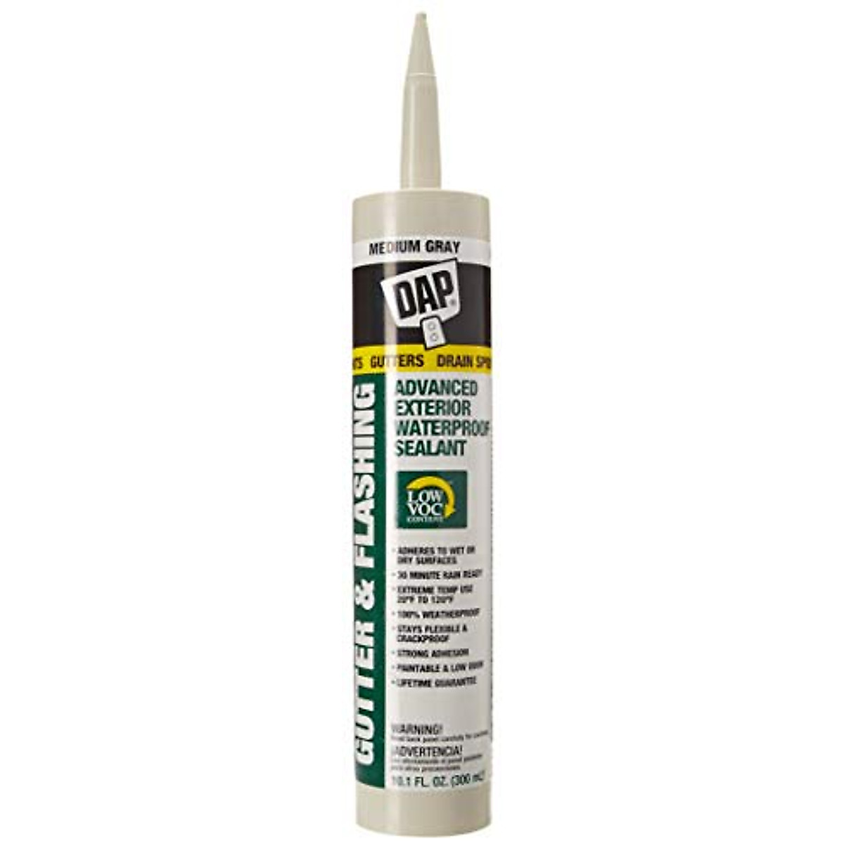 DAP Inc 10.1Oz Grey Gutt Sealant Inc 01835 10.1Oz Grey Gutt Sealant