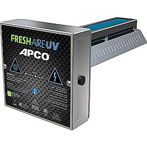 APCO Carbon Cell Matrix HVAC UV Air Purifier with Power Cord, Includes 1-Year UVC Lamp (18-32 VAC Series) # TUV-APCO-ER